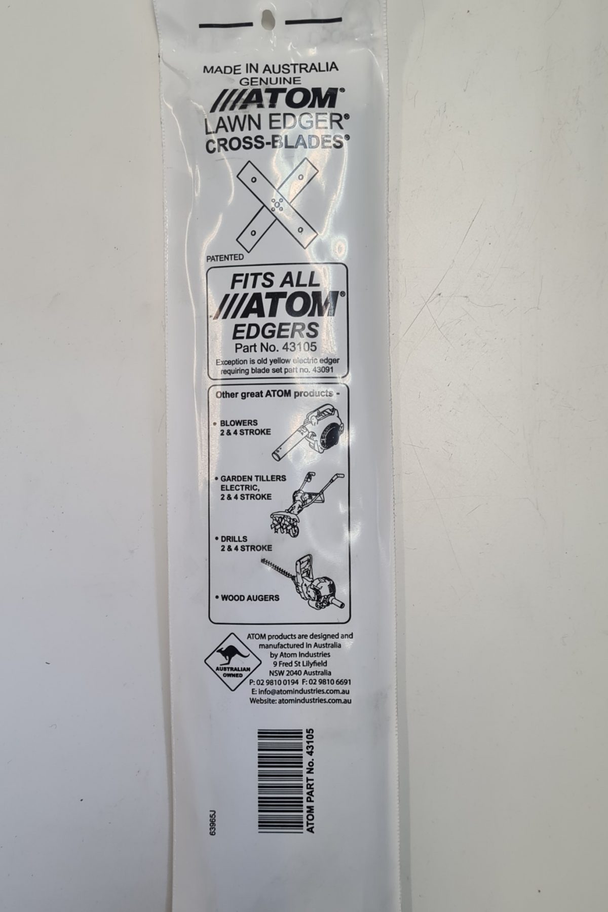 Edger Blade Set (Atom Profesional) - Pellows